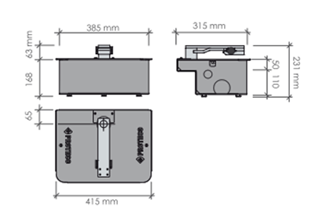 myGate Kit myShark - 230v Underground Single Swing Gate Kit | Gate ...